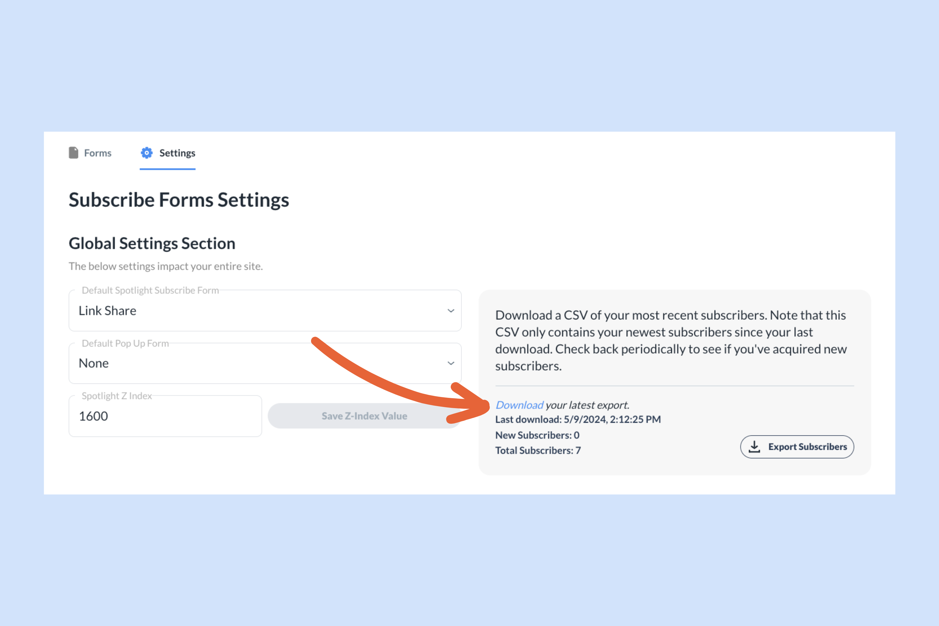 Downloading Your Subscriber CSV File – Grow Downloading Your Subscriber CSV File – Grow