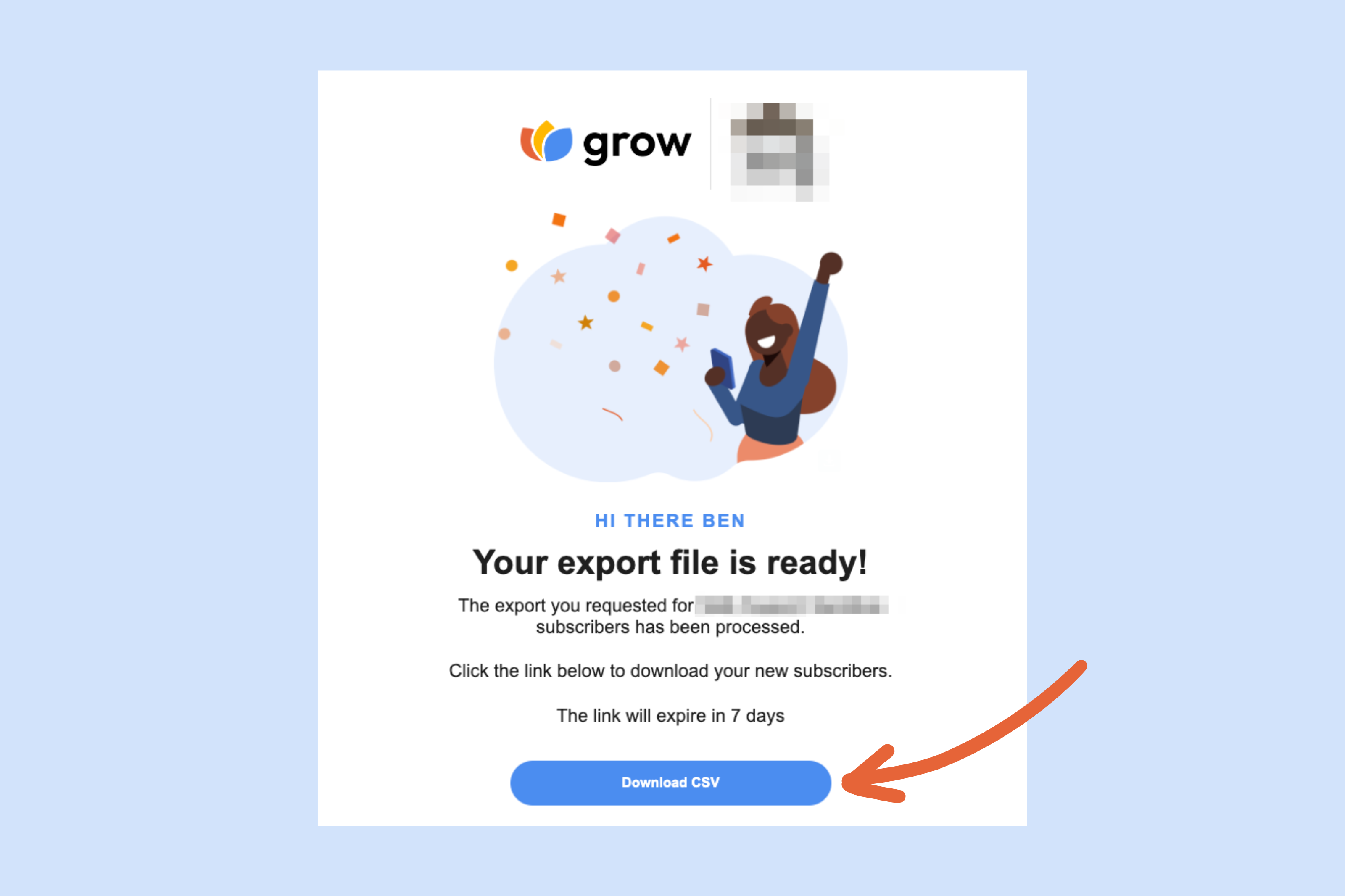 Downloading Your Subscriber CSV File – Grow Downloading Your Subscriber CSV File – Grow