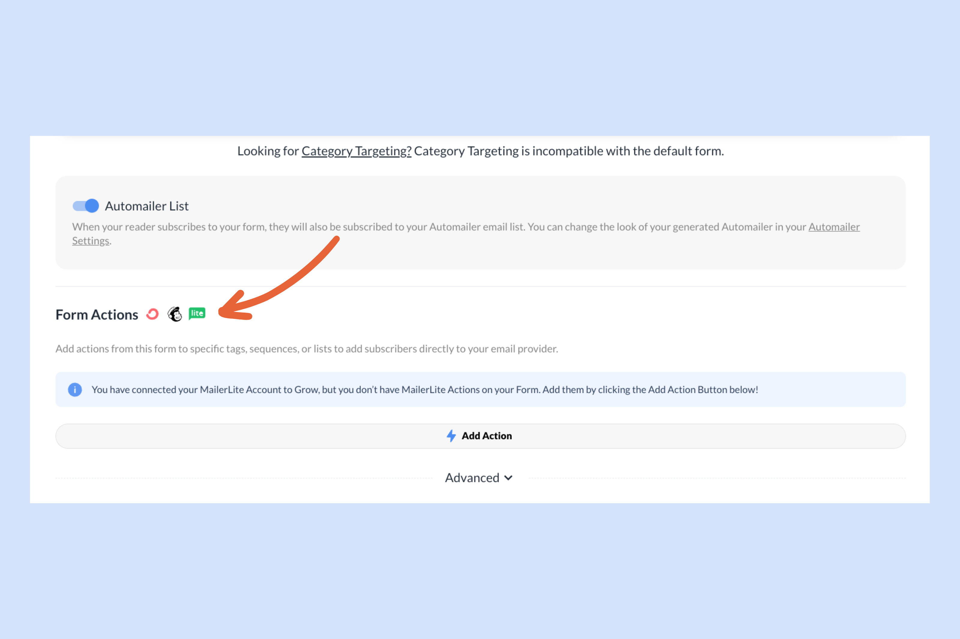 Mailerlite Integration Basics Grow