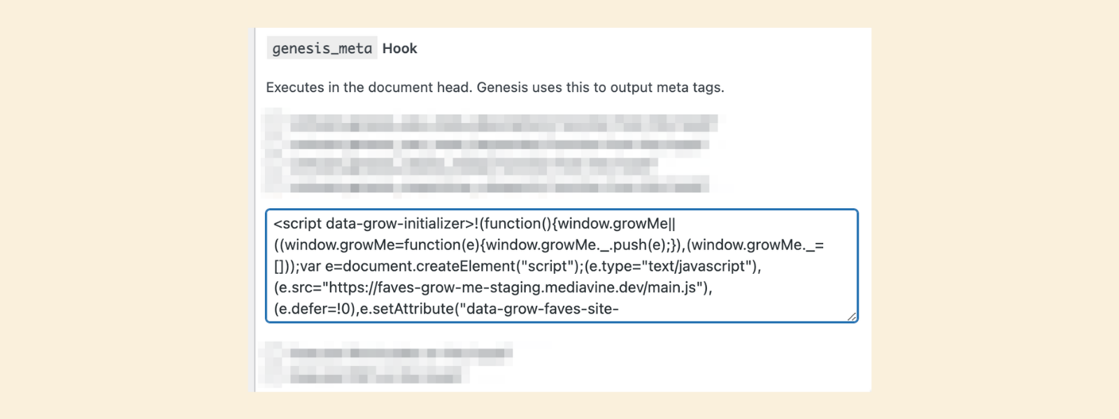 How to Add Your Script - WordPress – Grow